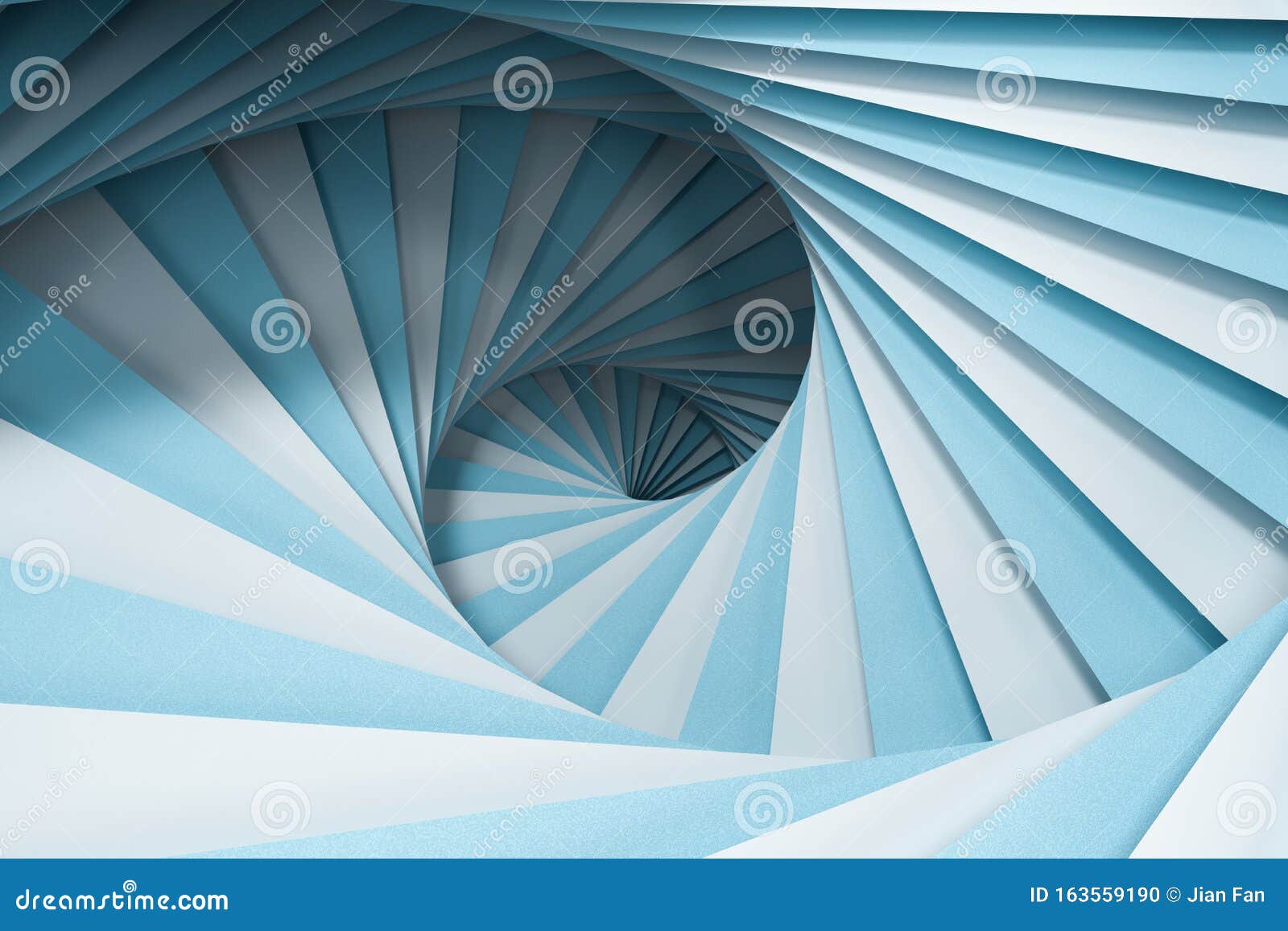 Blank and Vortical Paper Cards with Triangle Shape, 3d Rendering Stock ...