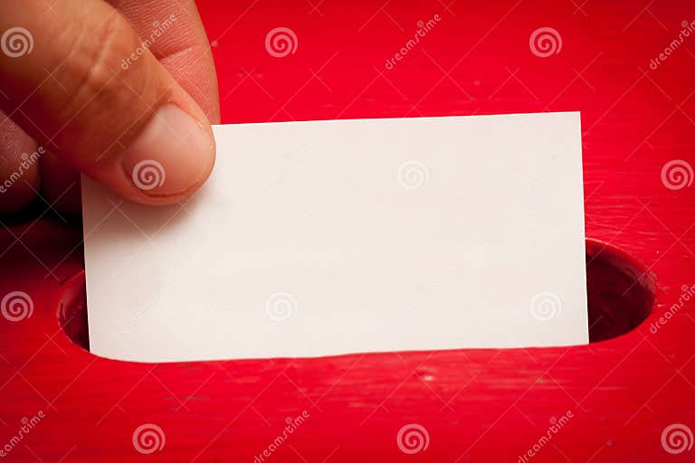 Blank vote card stock photo. Image of democracy, voting - 27461510