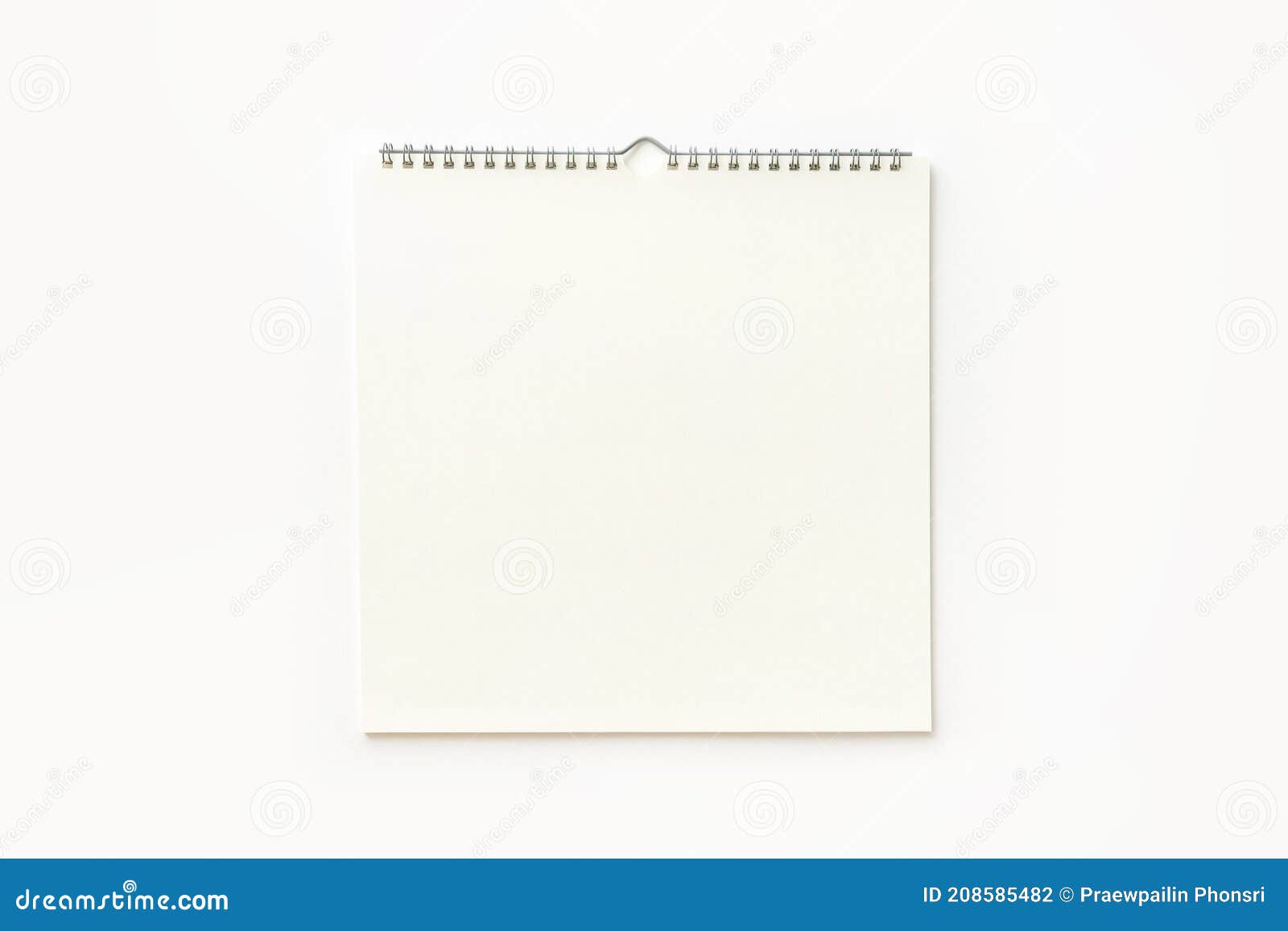 Blank Wall Calendar on White Background Stock Photo - Image of calendar ...