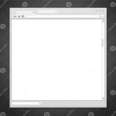 Blank web page stock vector. Illustration of empty, screen - 46751269