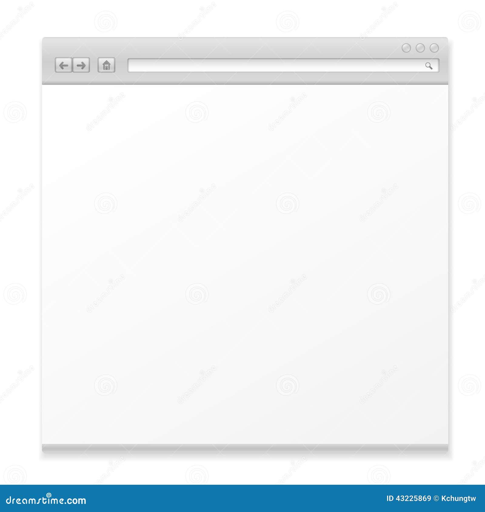 Blank web page stock vector. Illustration of internet - 43225869