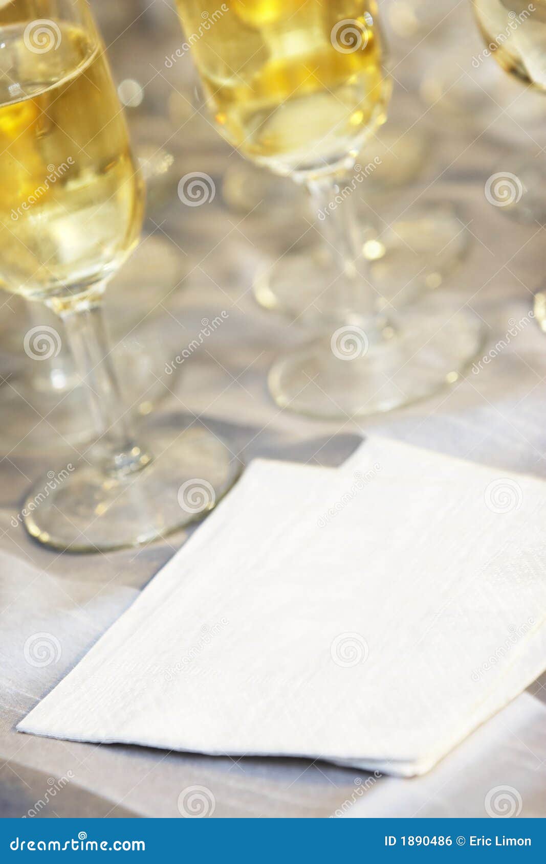 Blank Wedding napkin stock photo. Image of beverage, simple - 1890486