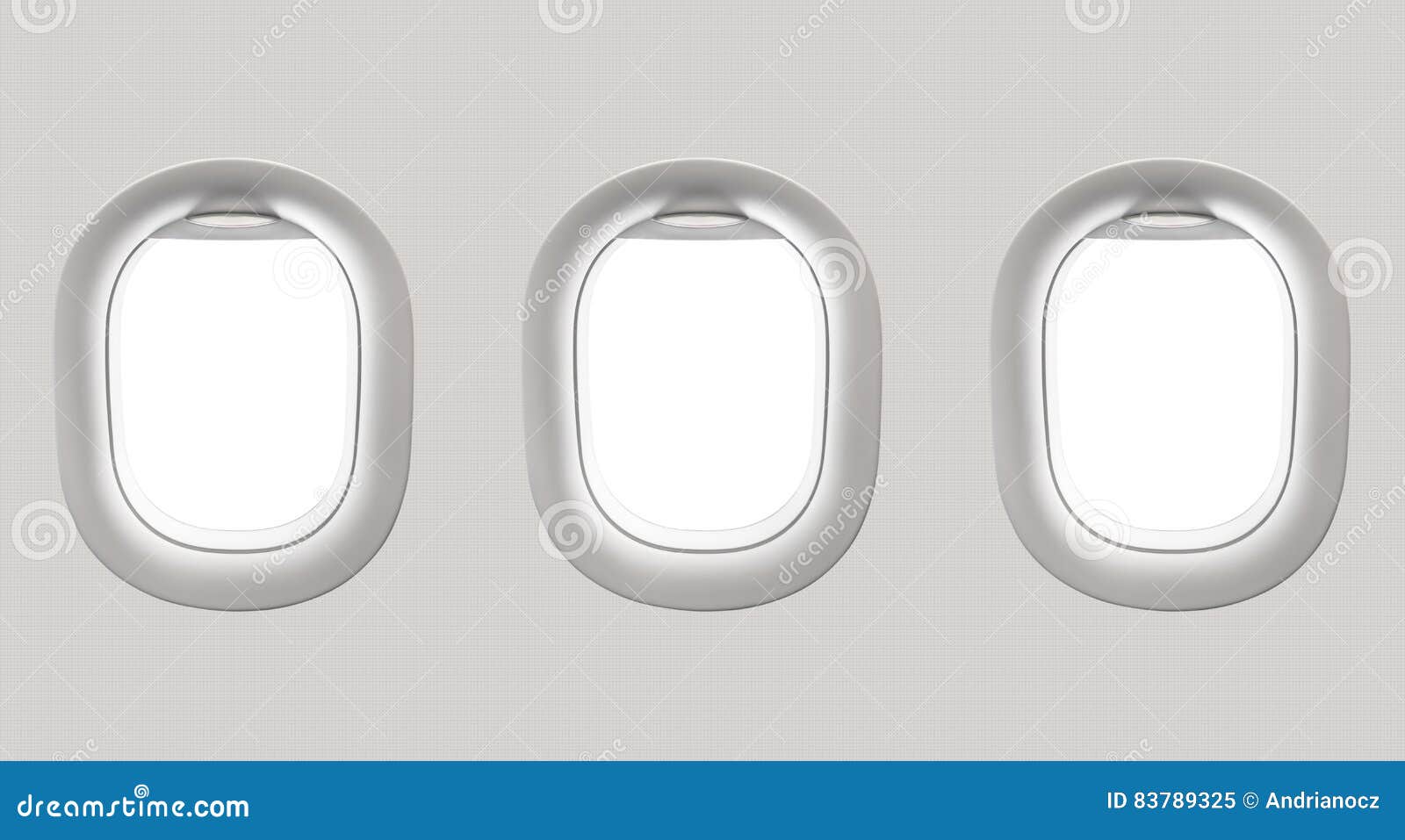 Blank White Airplane Windows Stock Illustration - Illustration of plane ...