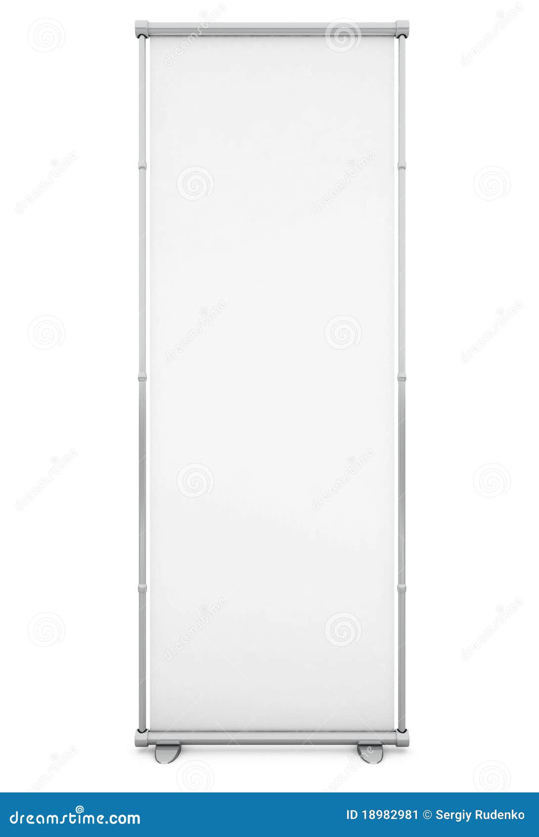 Blank White Banner stock illustration. Illustration of banner - 18982981
