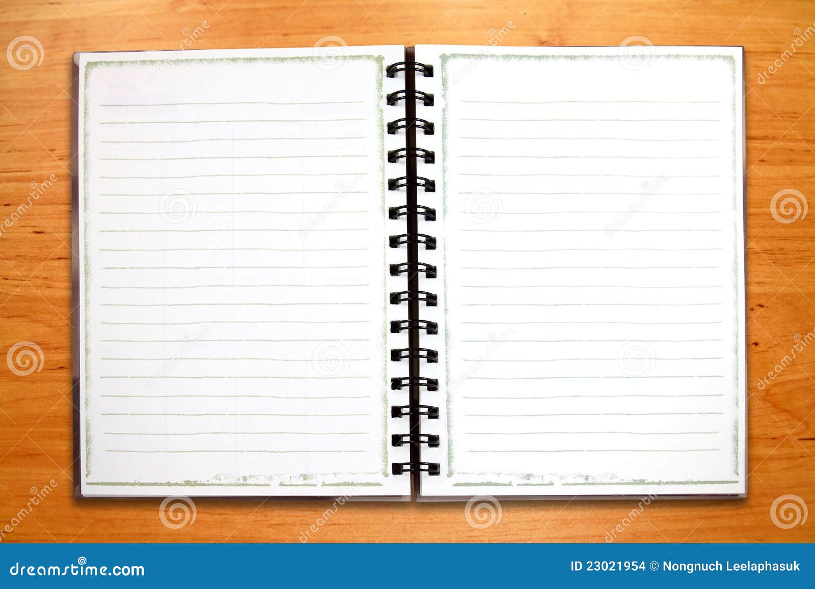Blank White Binder Notebook Stock Photo - Image of message, material ...