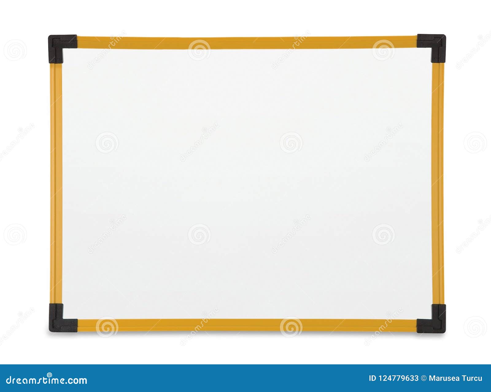 Blank White Board Isolated on White Stock Image - Image of whiteboard ...