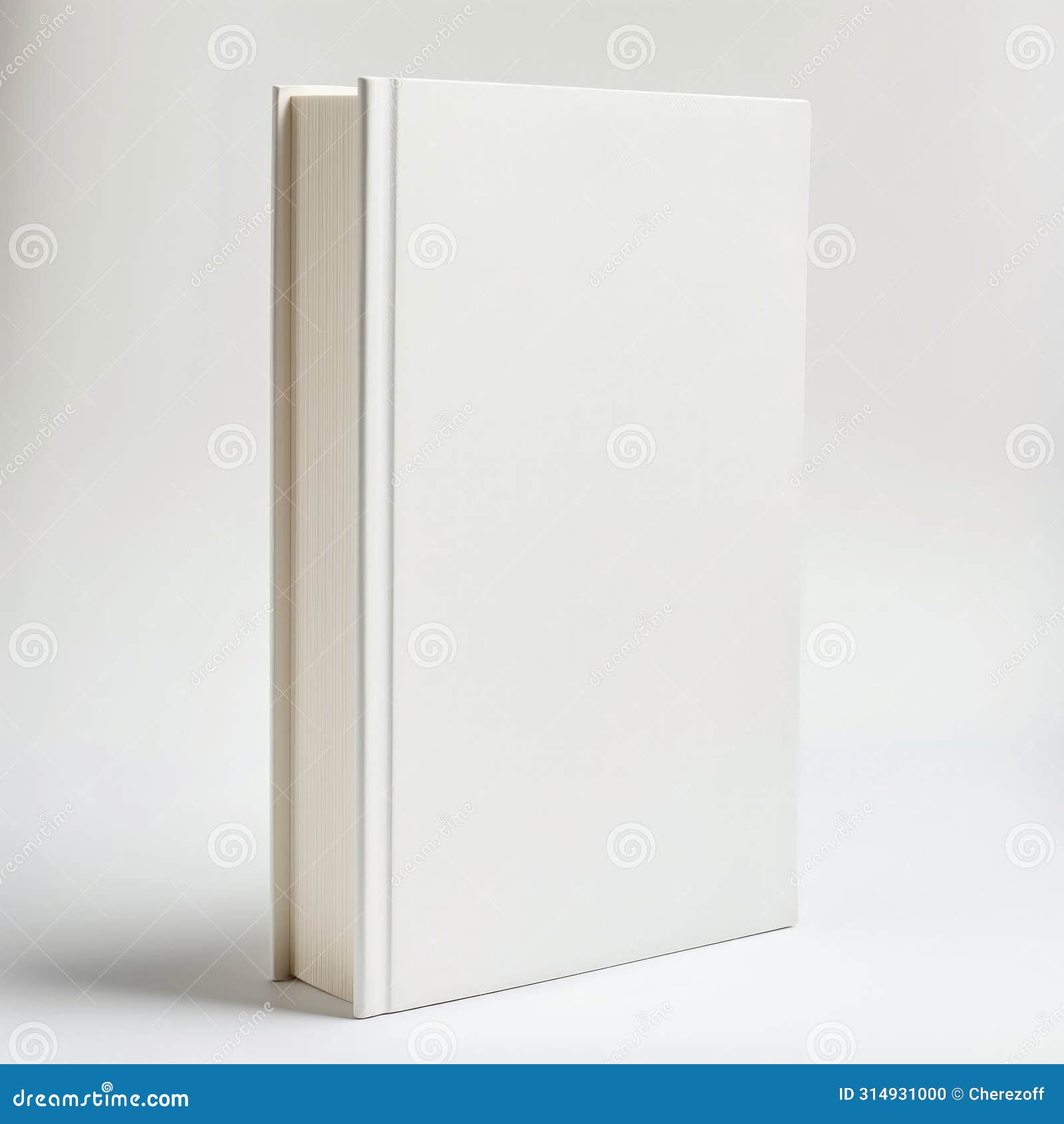 Blank White Book Cover stock photo. Image of paper, copy - 314931000