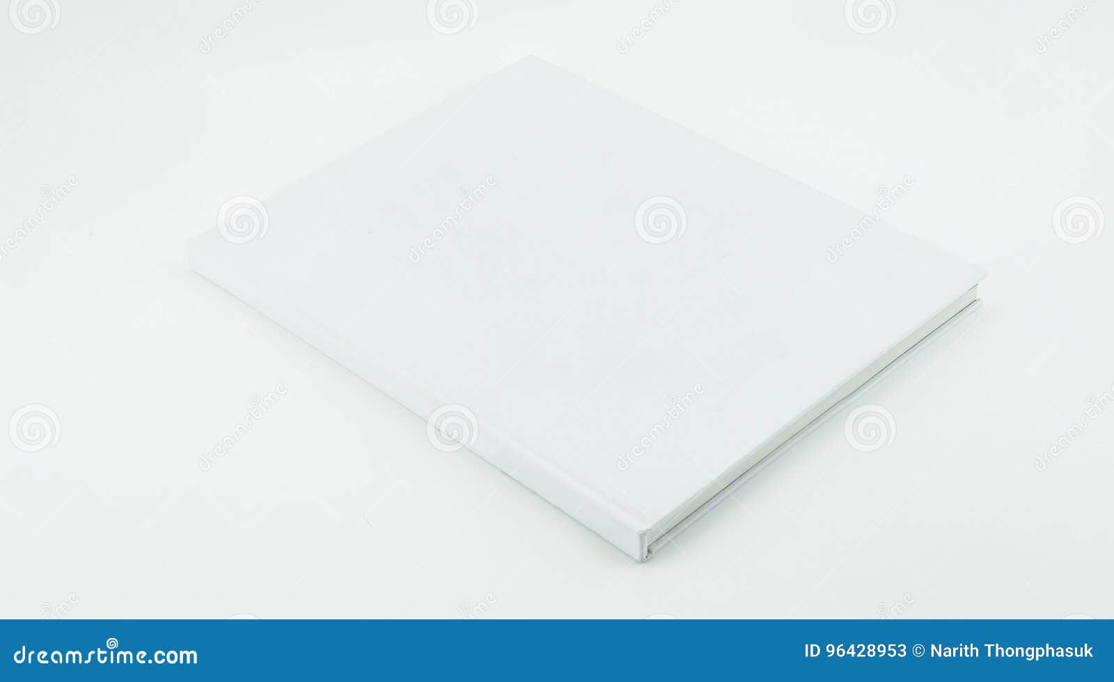 Blank white book template. stock image. Image of mockup - 96428953