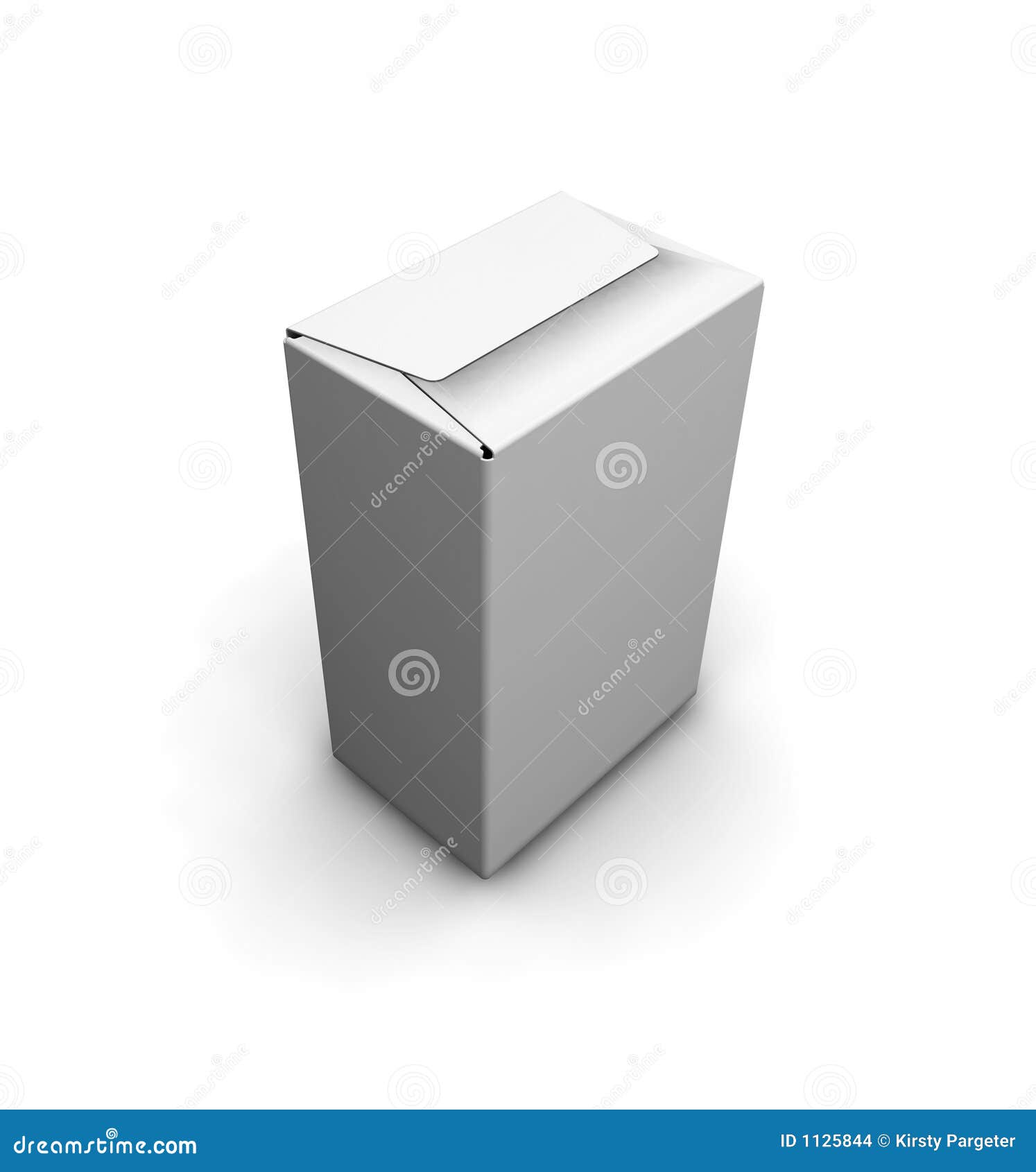 Blank white box stock illustration. Illustration of deliver - 1125844