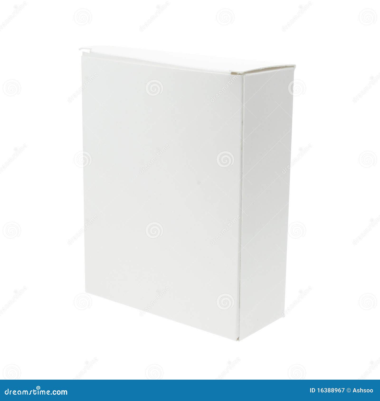 Blank White Box stock image. Image of merchandise, package - 16388967