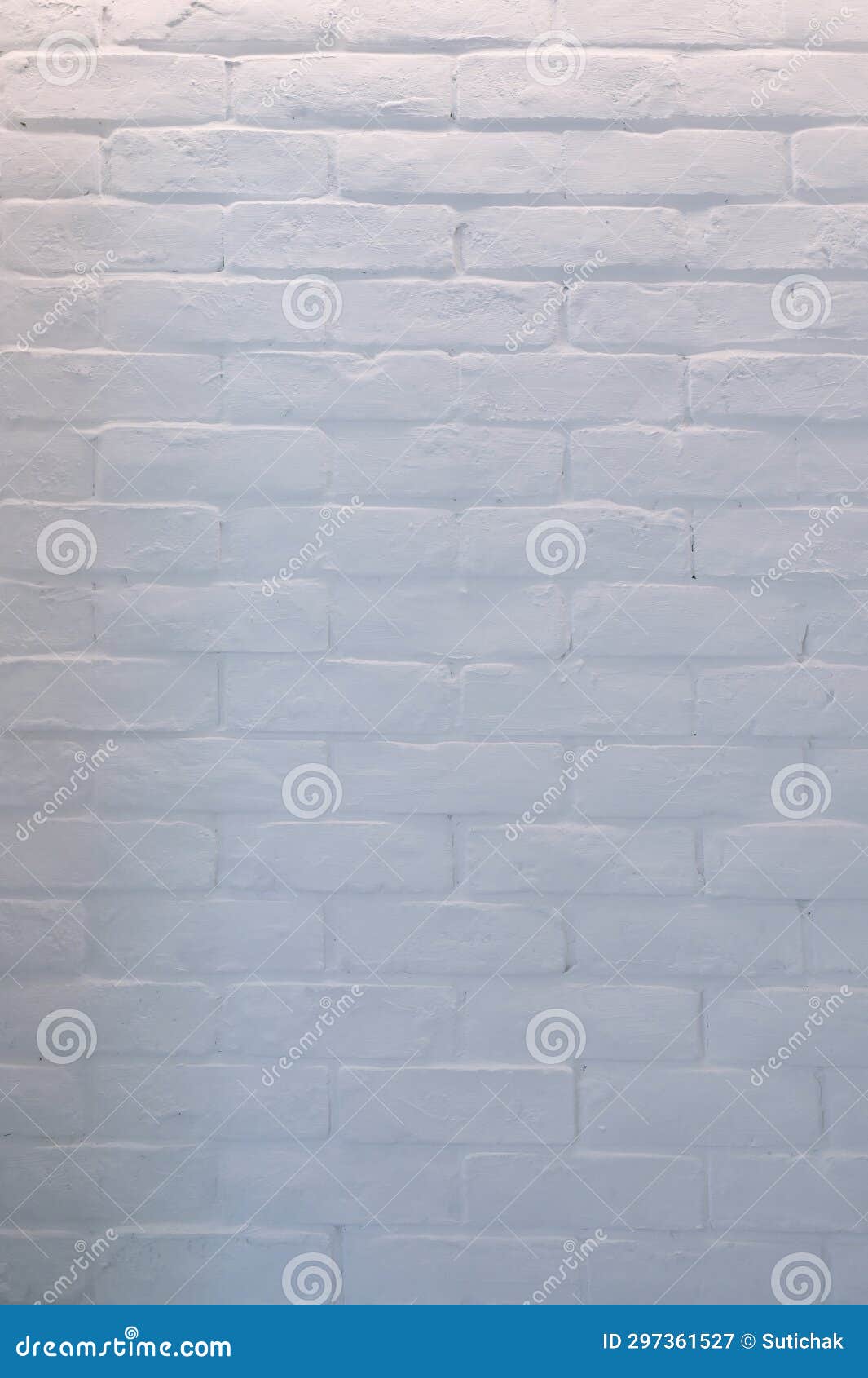 Blank White Brick Wall Texture Background, Interior Design Stock Image ...