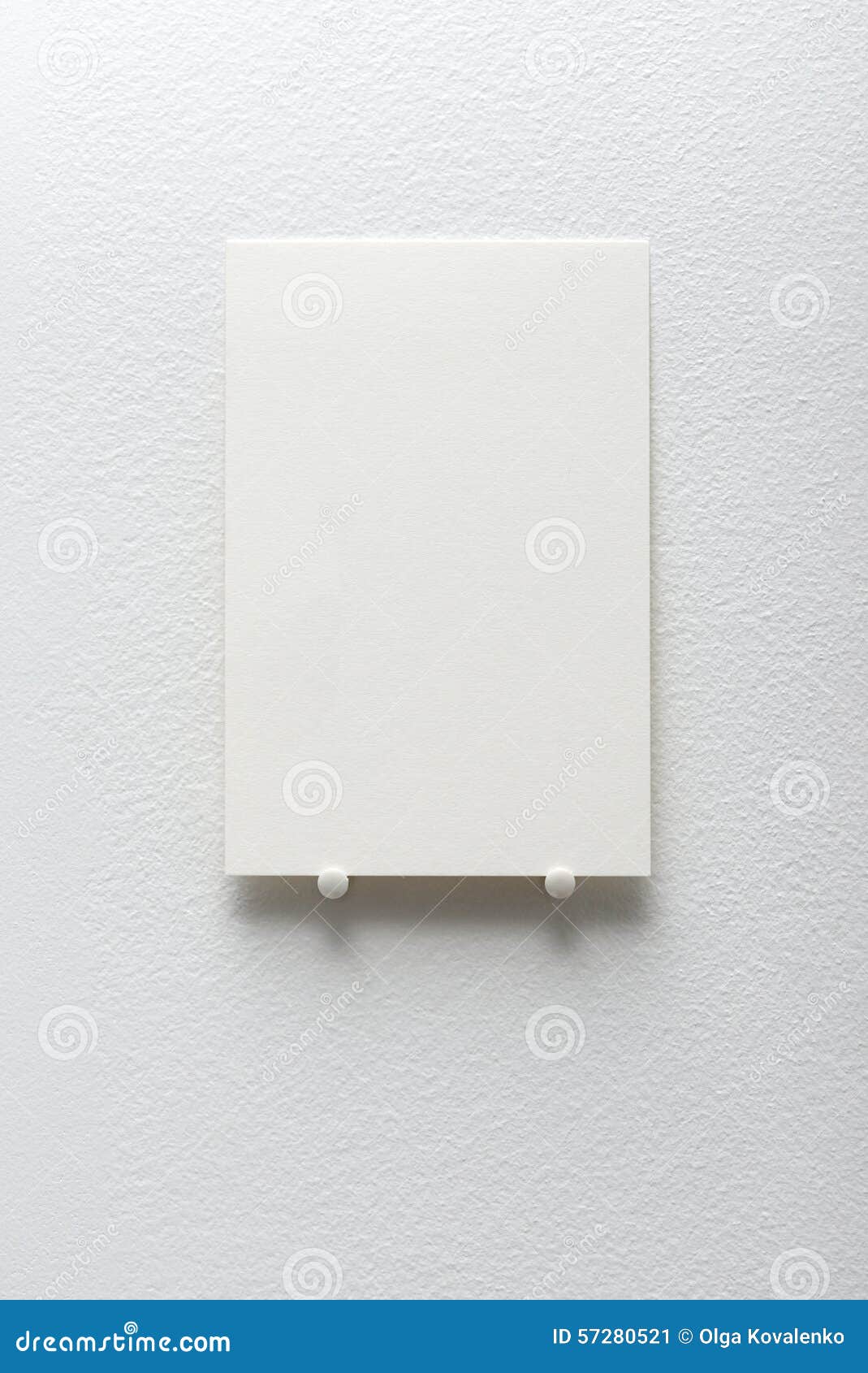 Blank white card stock image. Image of message, shot - 57280521