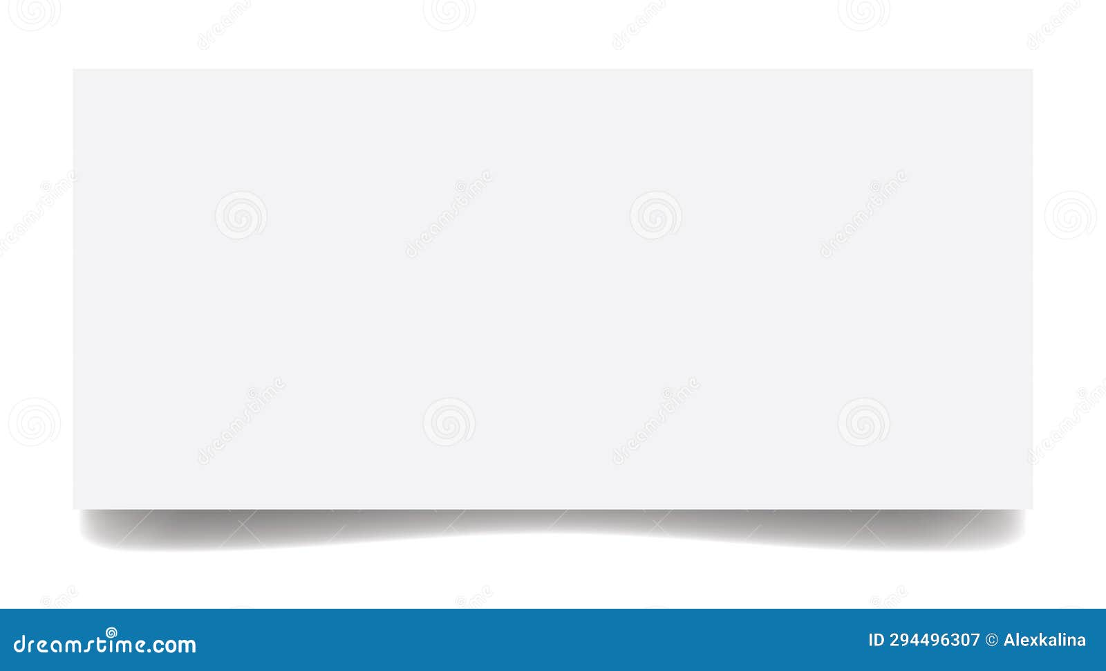 Blank White Card As a Background for Your Text. Vector Stock Vector ...