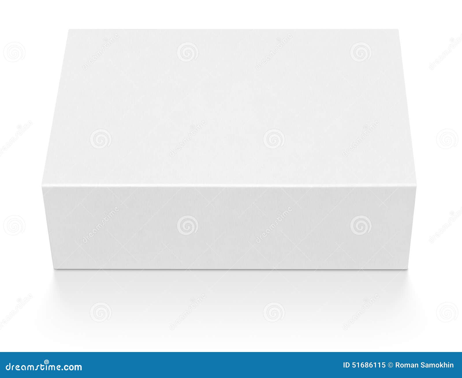 Blank white cardboard box stock image. Image of commercial - 51686115