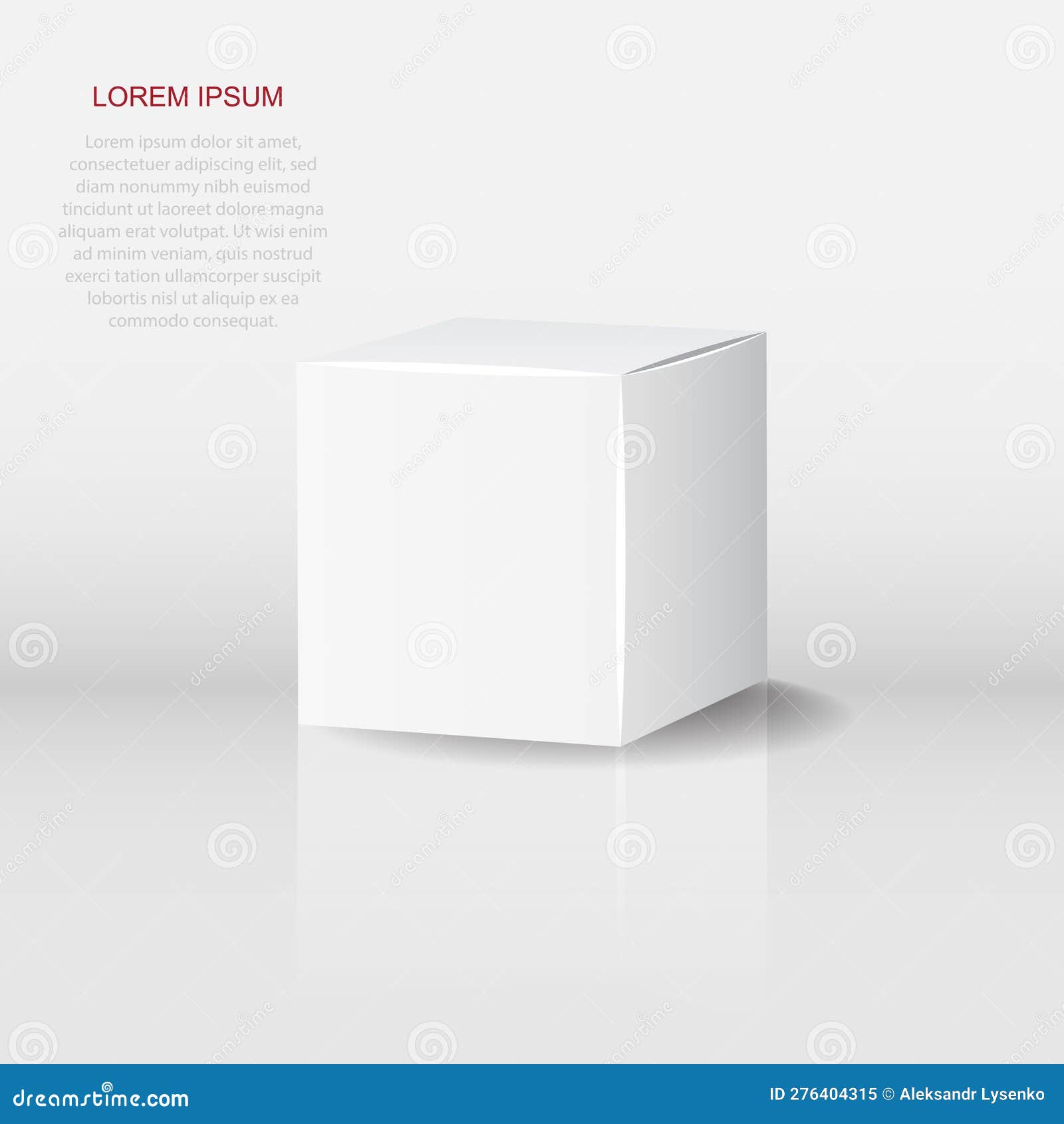 Blank White Carton 3d Box Icon. Box Package Mockup Vector Illustration ...