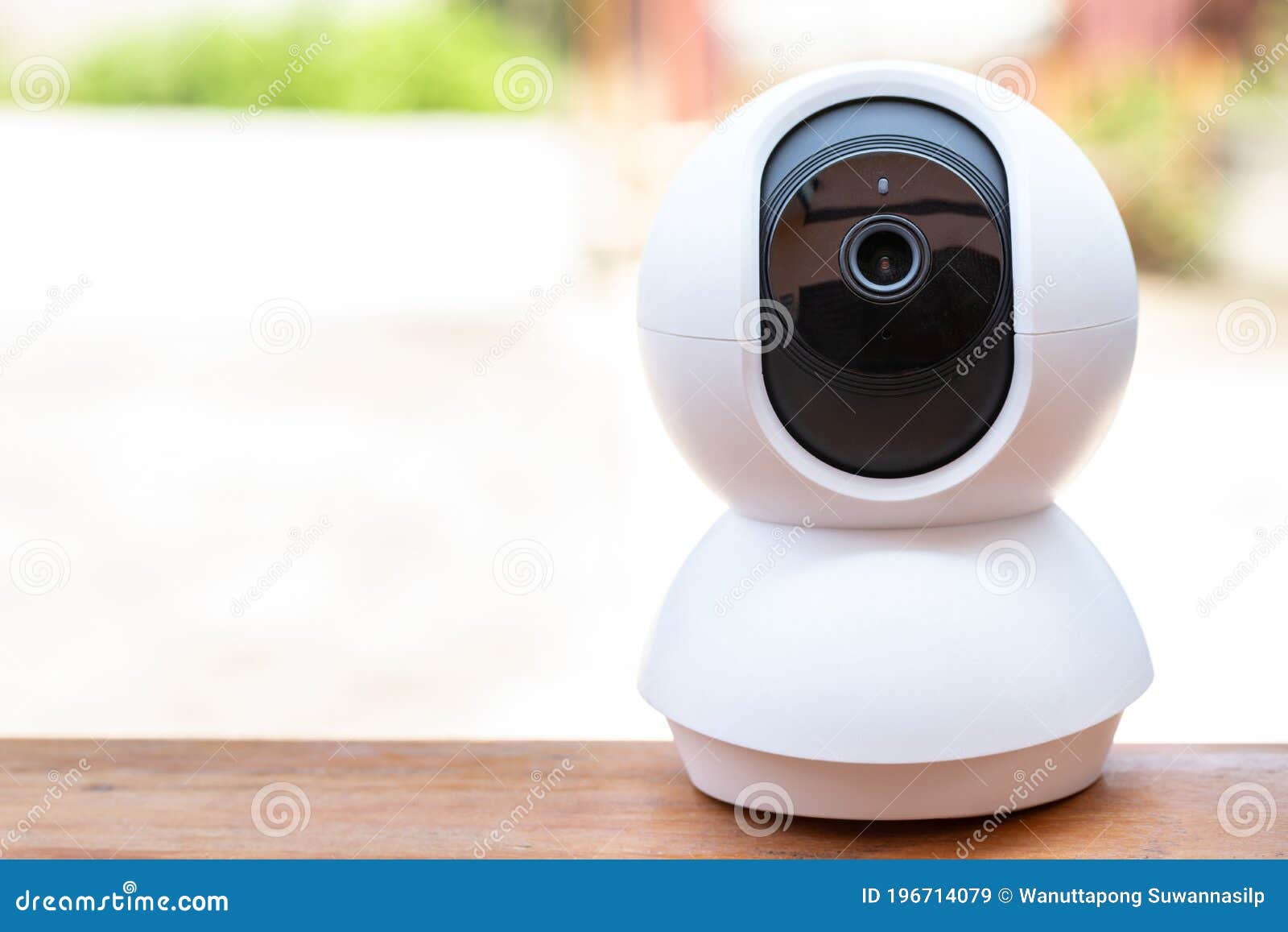 A Blank White CCTV Camera Security that Hasn`t Been Installed on the ...