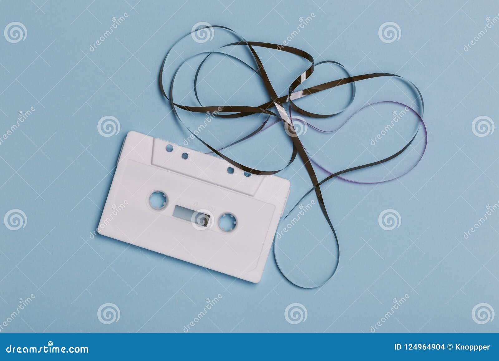 Blank White Compact Cassette Stock Photo - Image of analogue, compact ...