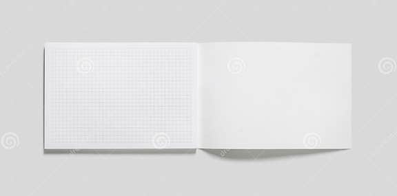 Blank white copybook stock photo. Image of design, isolated - 146922166