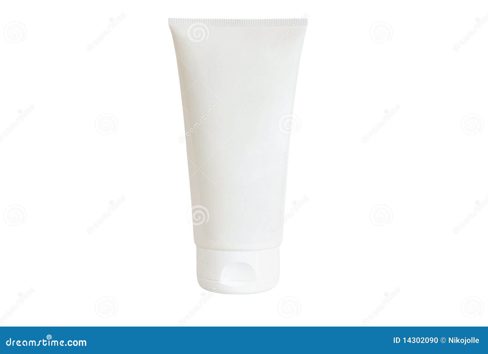 Blank white cosmetic tube stock photo. Image of health - 14302090