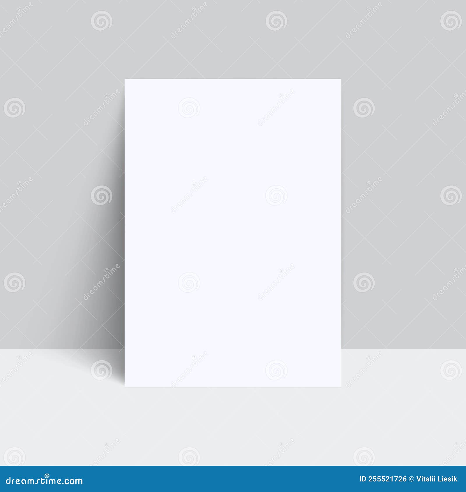 Blank White Cover for a Book, Brochure, Report. Design Template. Vector ...