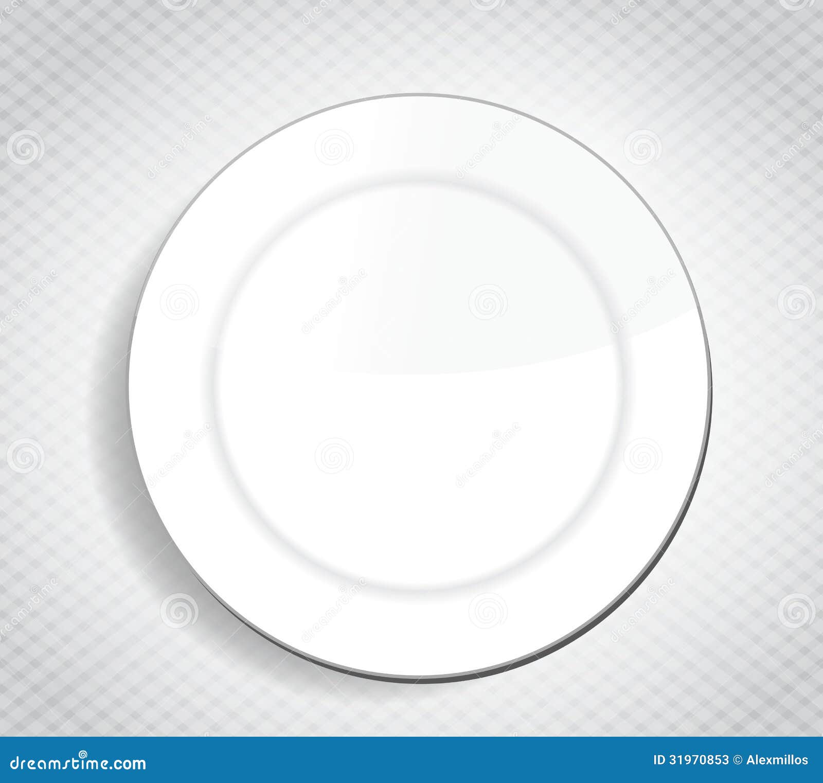 Blank Dinner Plate