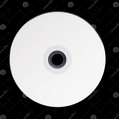 Blank white disk stock photo. Image of label, multimedia - 13147848