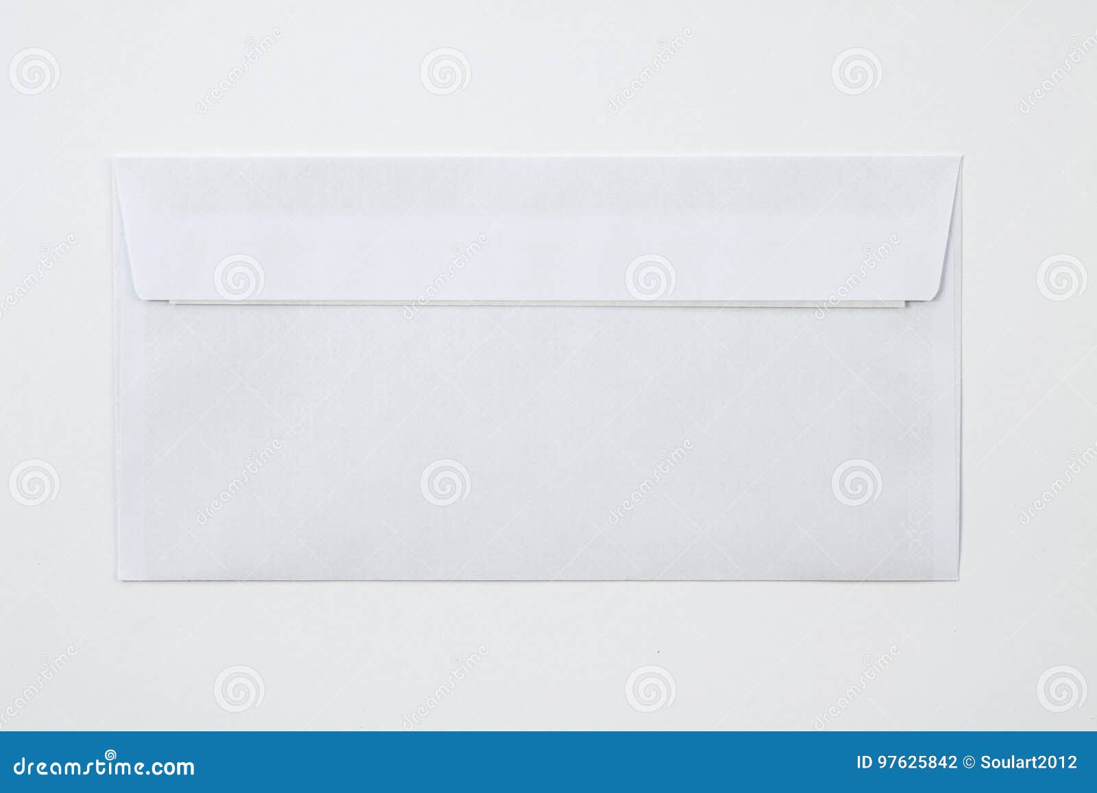 Blank white envelope stock photo. Image of white, mail - 97625842