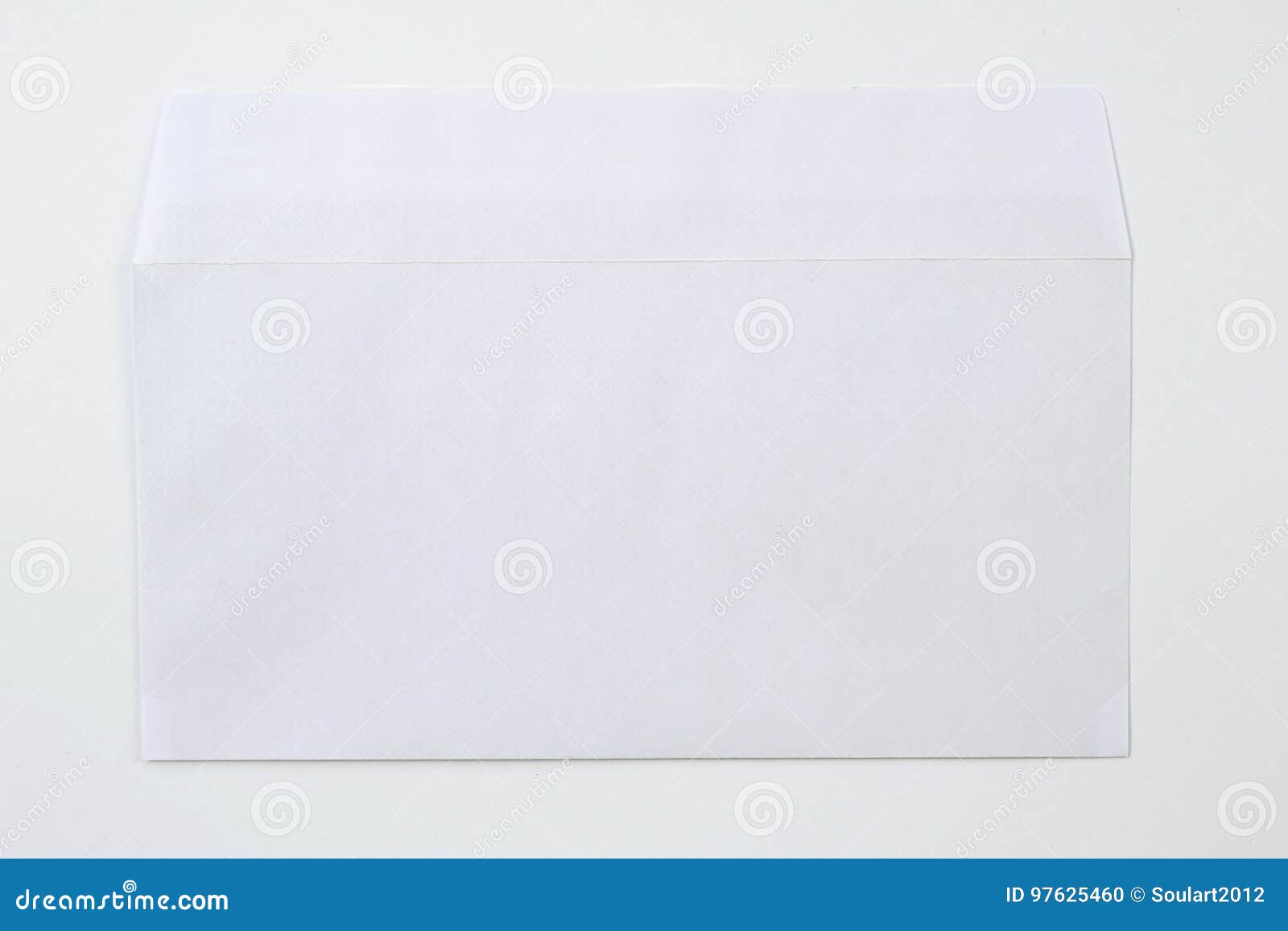 Blank white envelope stock photo. Image of identity, envelopes - 97625460