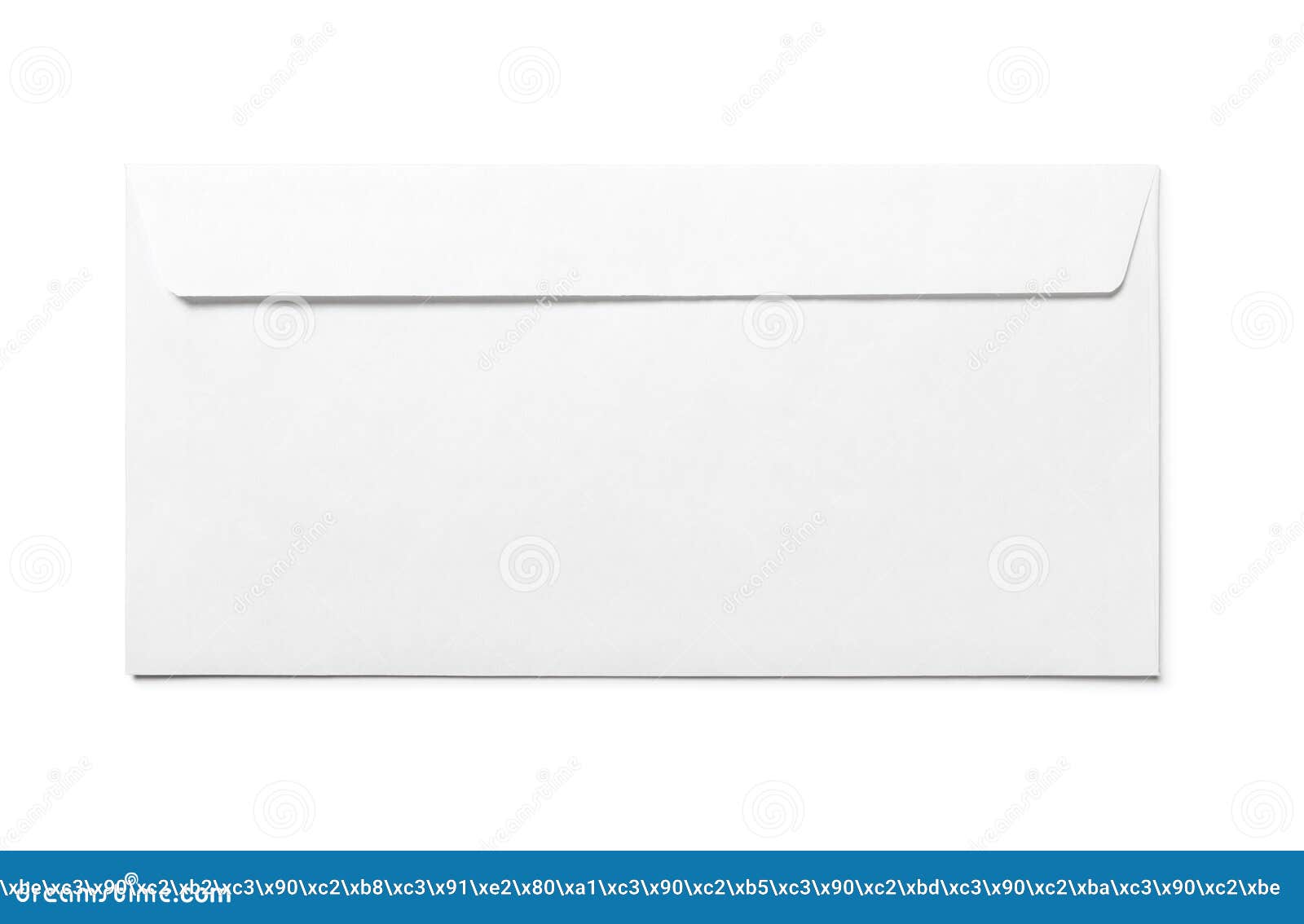 Blank white envelope stock photo. Image of postage, address - 85684536