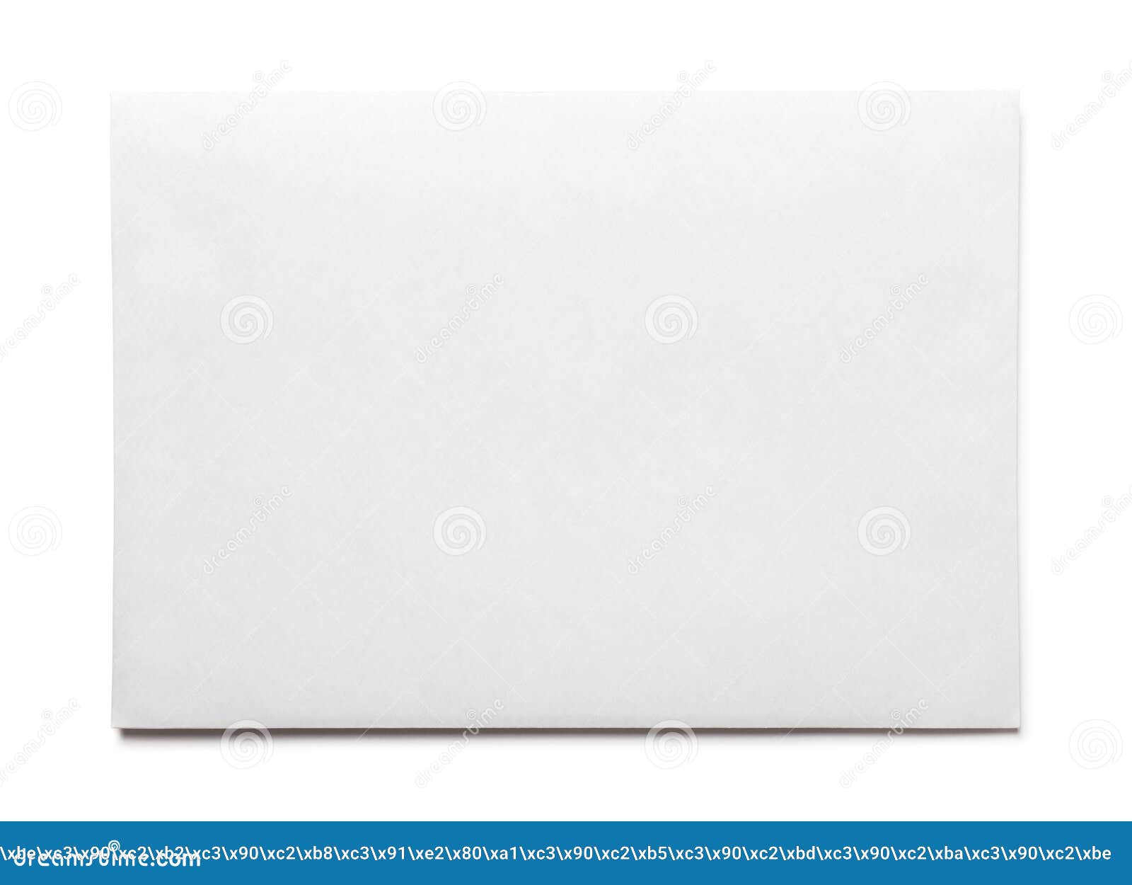 Blank white envelope stock image. Image of communication - 85684623
