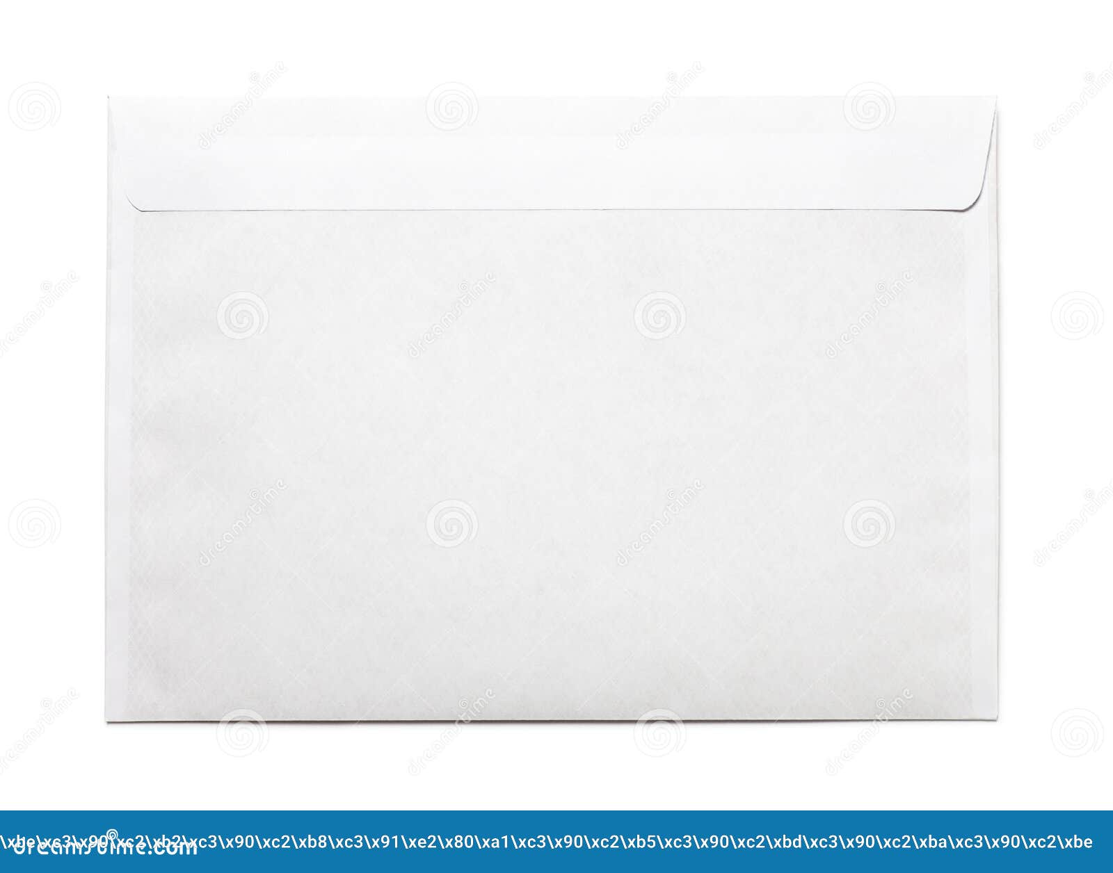 Blank white envelope stock photo. Image of design, send - 85684888