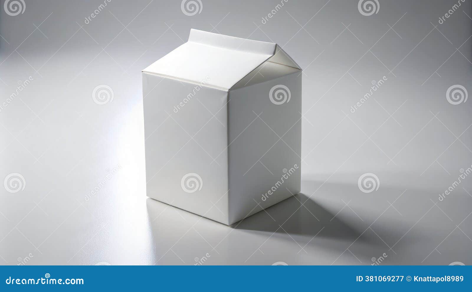 Blank Gable Top Carton Mockup: Perfect For Packaging Design Royalty ...
