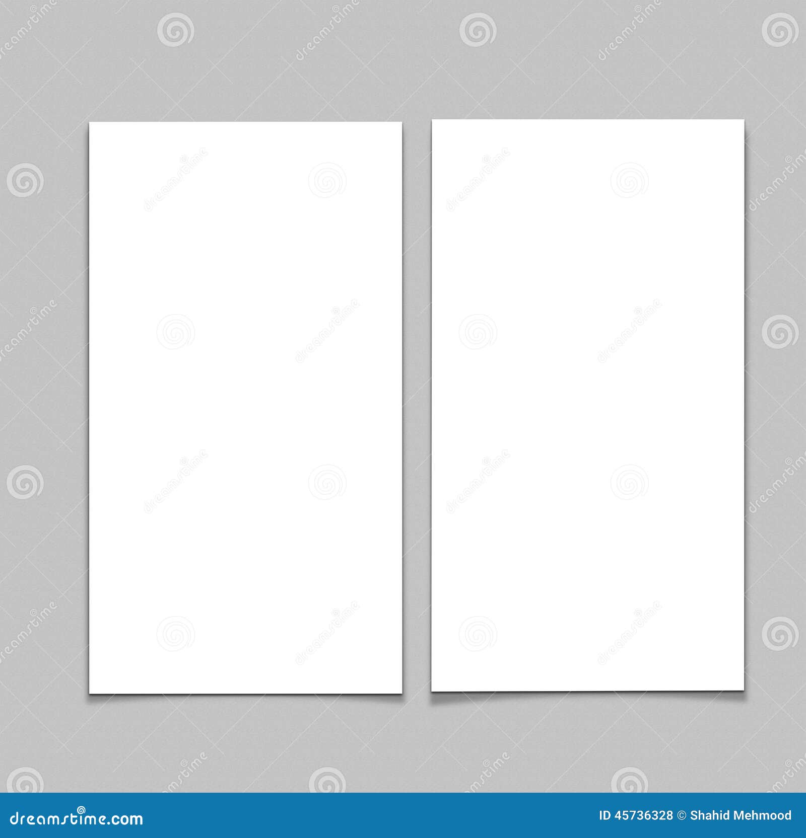Blank White 4x8 Inch Flyer Collection - 6 Stock Photo - Image of flyer ...