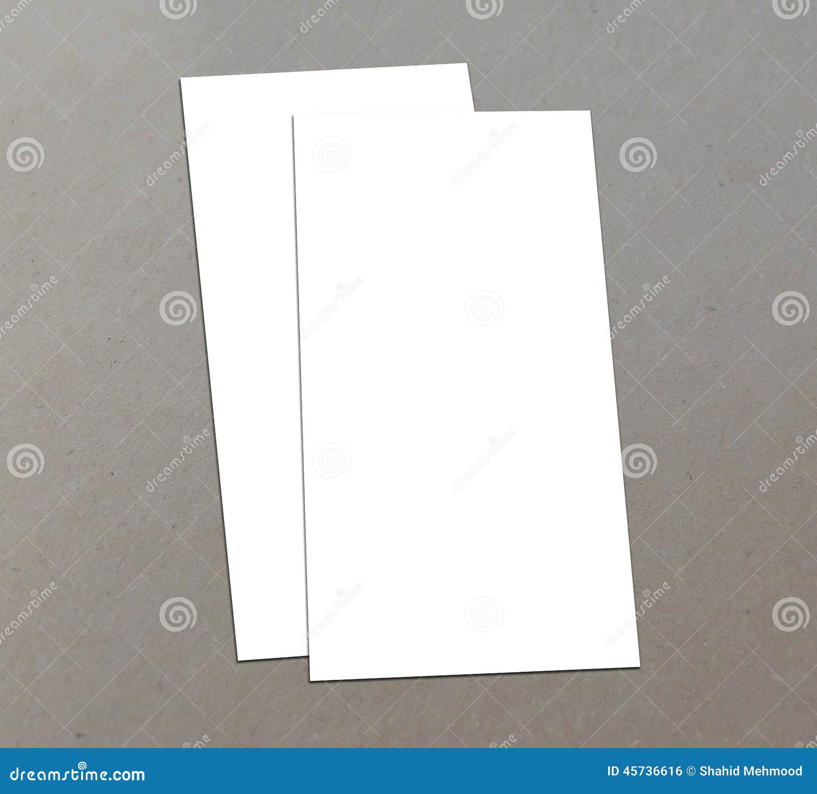 Blank White 4x8 Inch Flyer Collection - 8 Stock Photo - Image of open ...