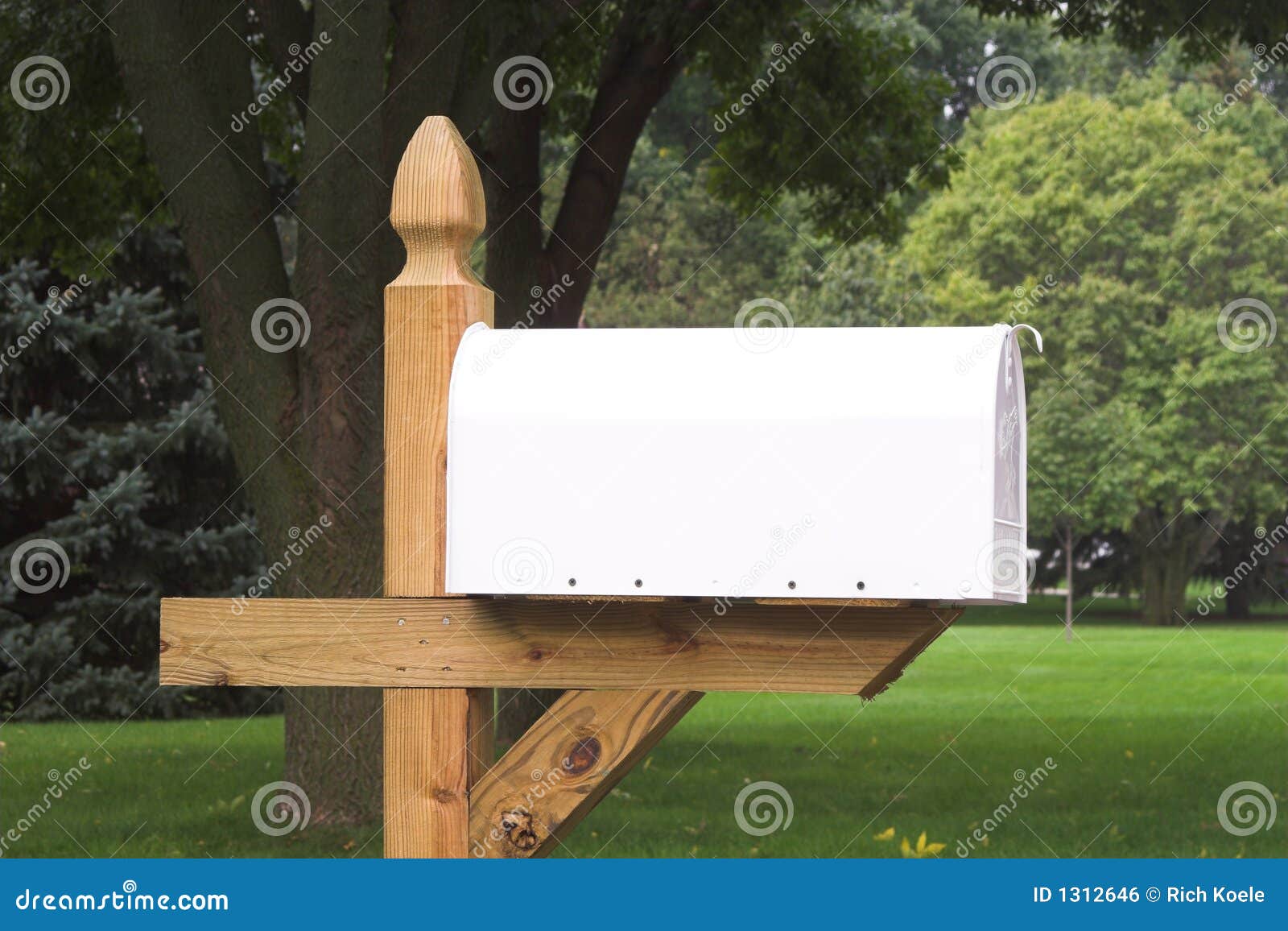 Blank White Mailbox 1 stock photo. Image of mail, white - 1312646