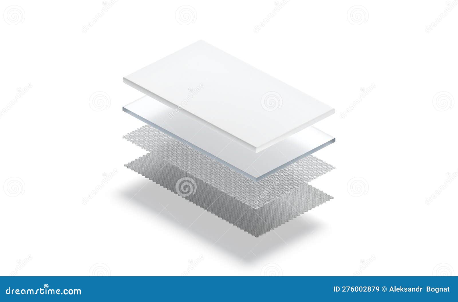 Matte Glass Plates Set On Transparent Background. Frosted Acrylic Or ...