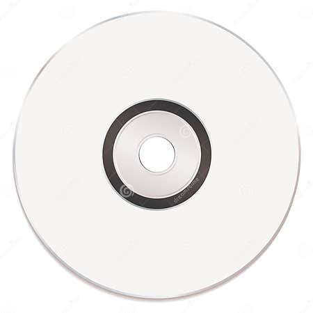 Blank white music cd stock vector. Illustration of disc - 14446907