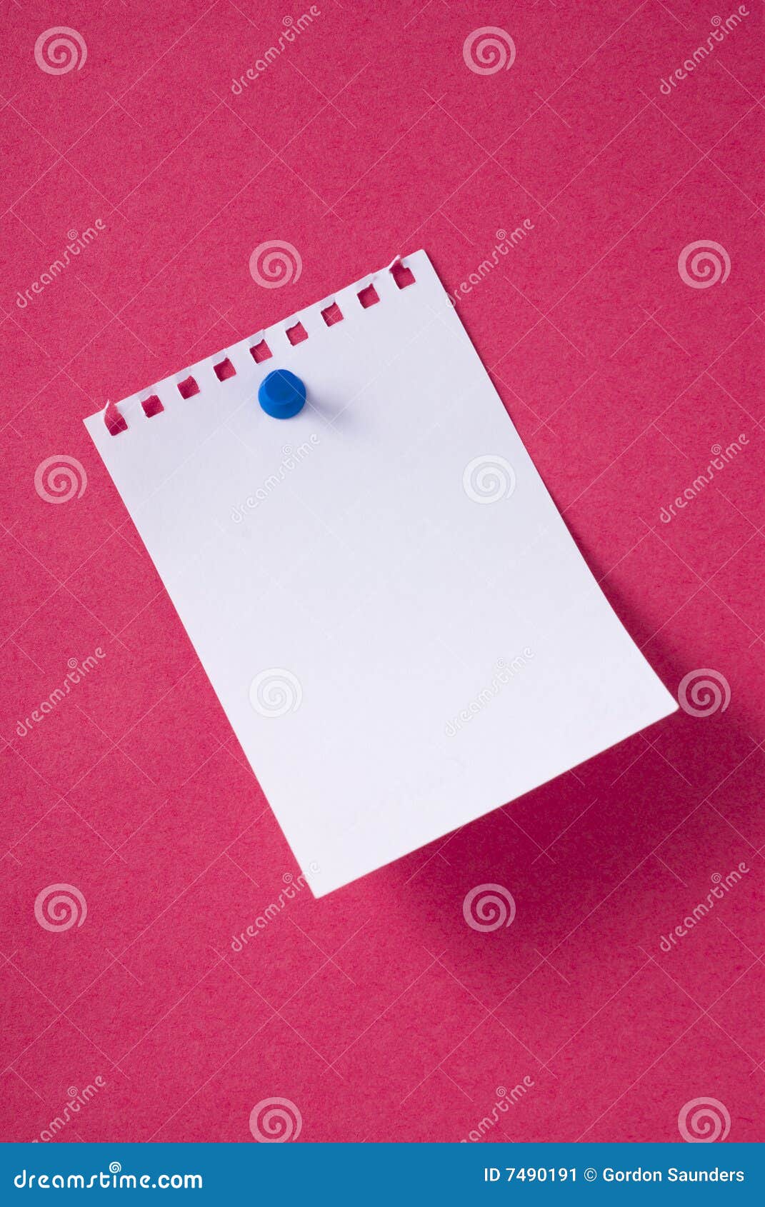 Blank white note on red stock image. Image of message - 7490191