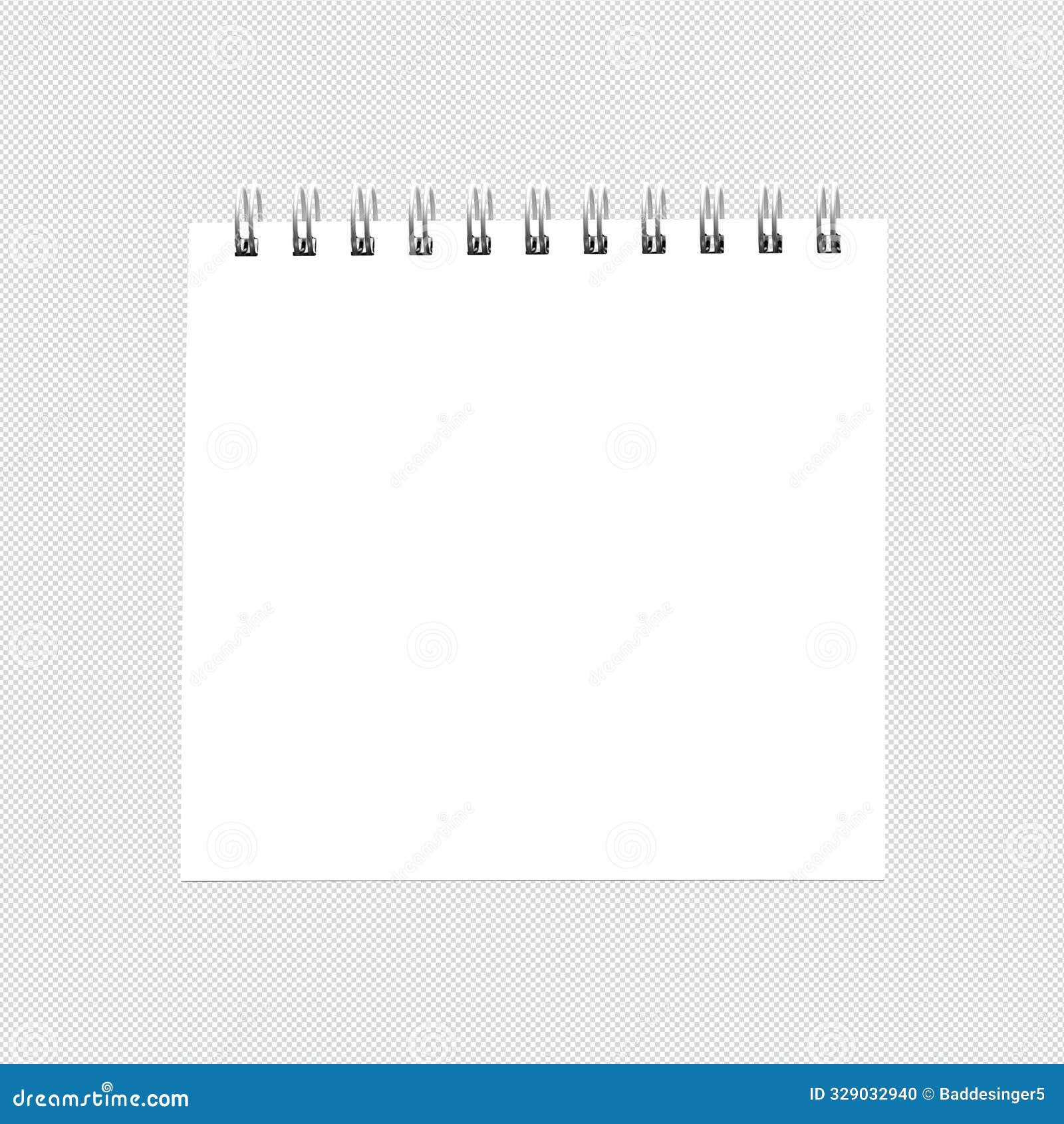 Blank and White Notebook with Spiral without Background. PNG Included ...