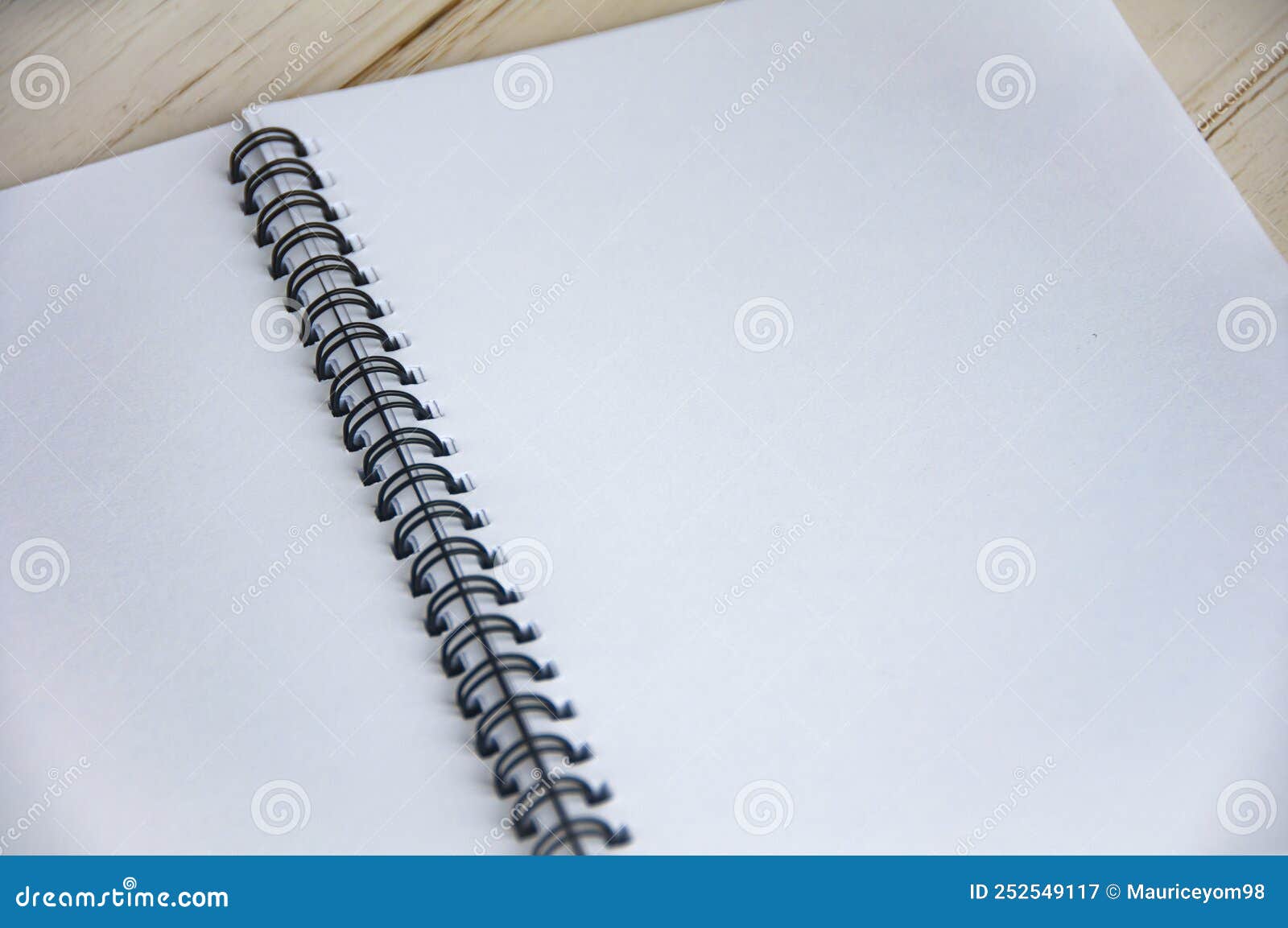 Blank White Notepad with Space Customizable for Text or Ideas. Copy ...