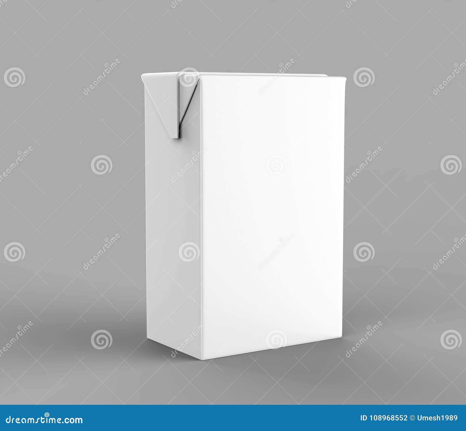 Blank White Packet Carton Juice & Milk Pack with Straw White Realistic ...