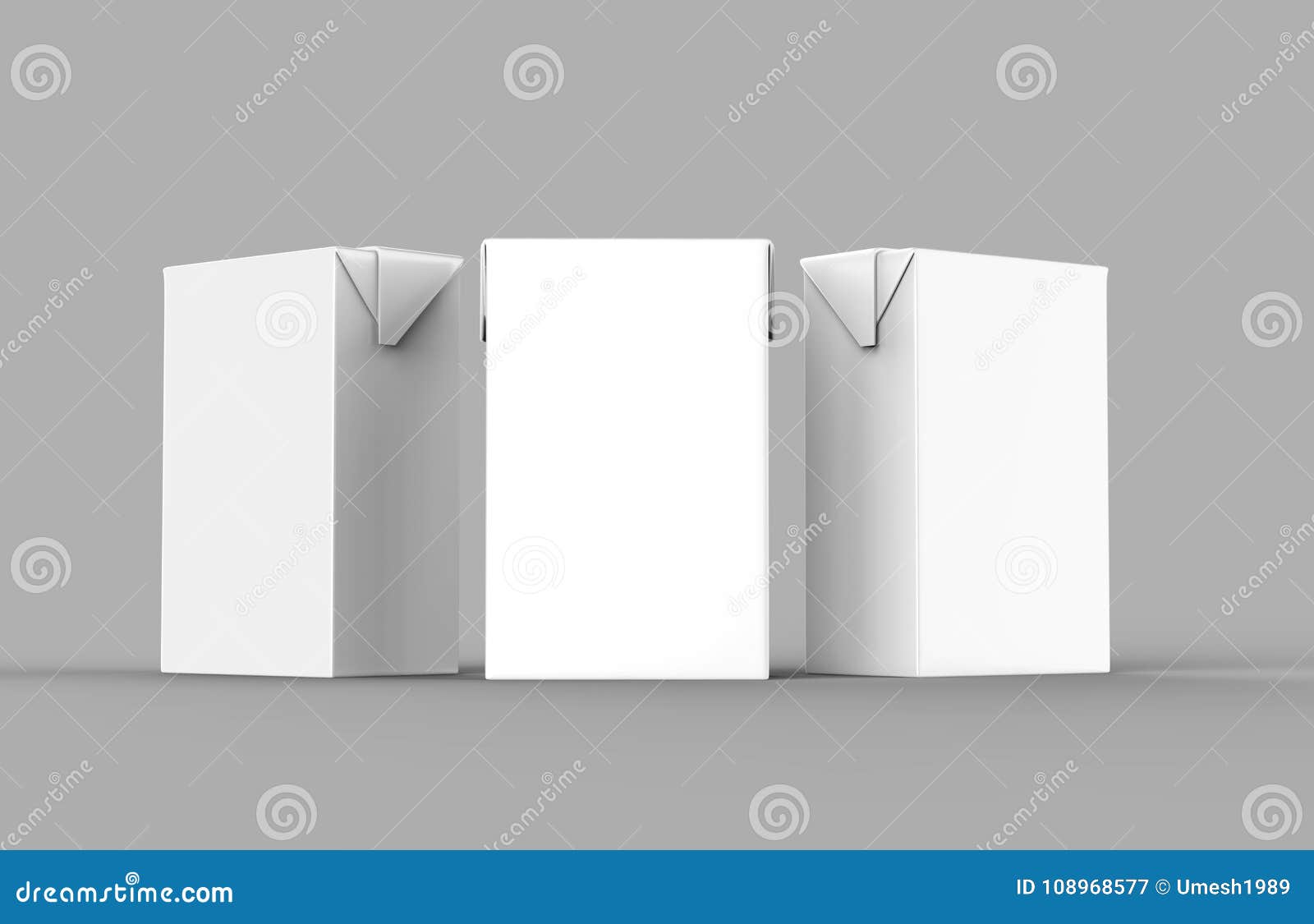 Blank White Packet Carton Juice & Milk Pack With Straw White Realistic ...