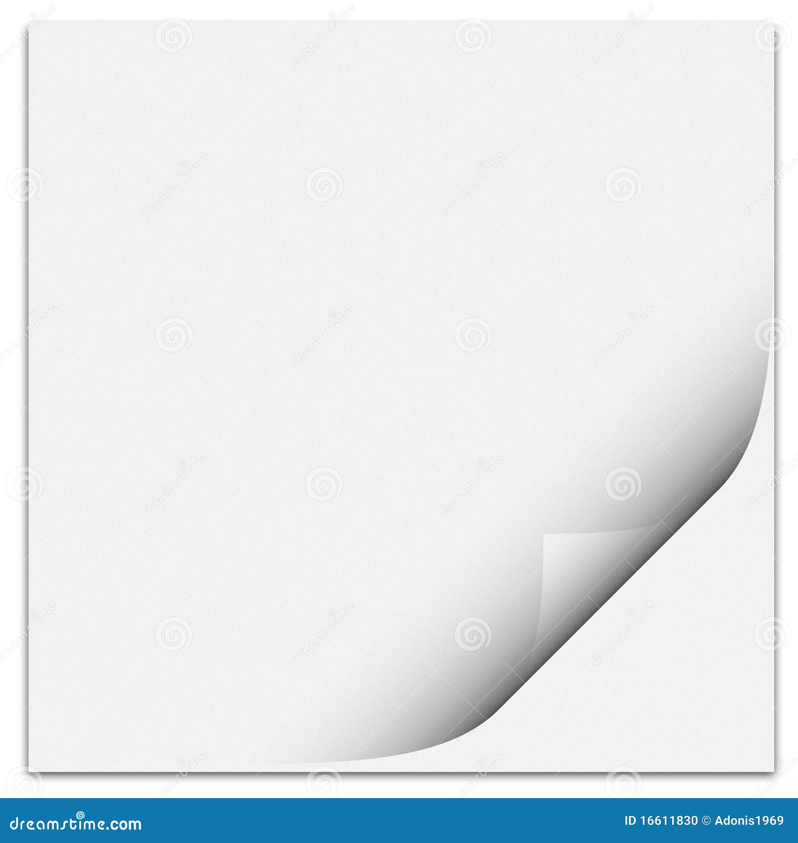 Blank white paper stock illustration. Illustration of element - 16611830