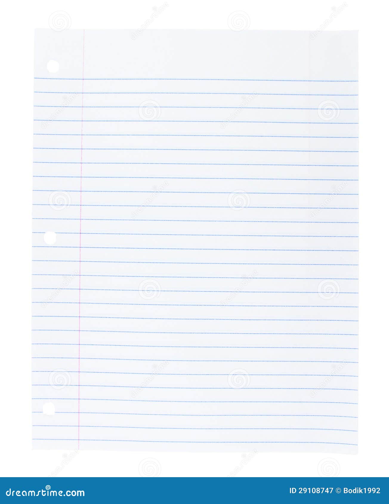 Blank white paper stock image. Image of letter, notebook - 29108747