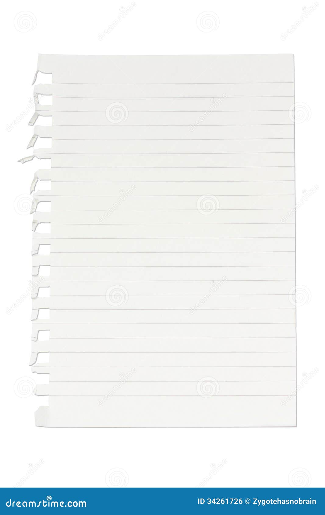 Blank White Paper. stock photo. Image of blank, close - 34261726