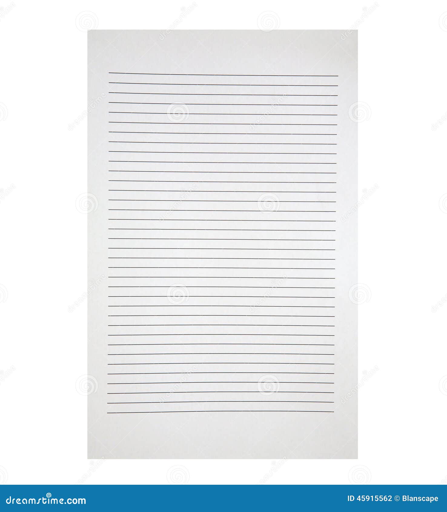 Blank White Paper Isolation Stock Photo - Image of line, information ...