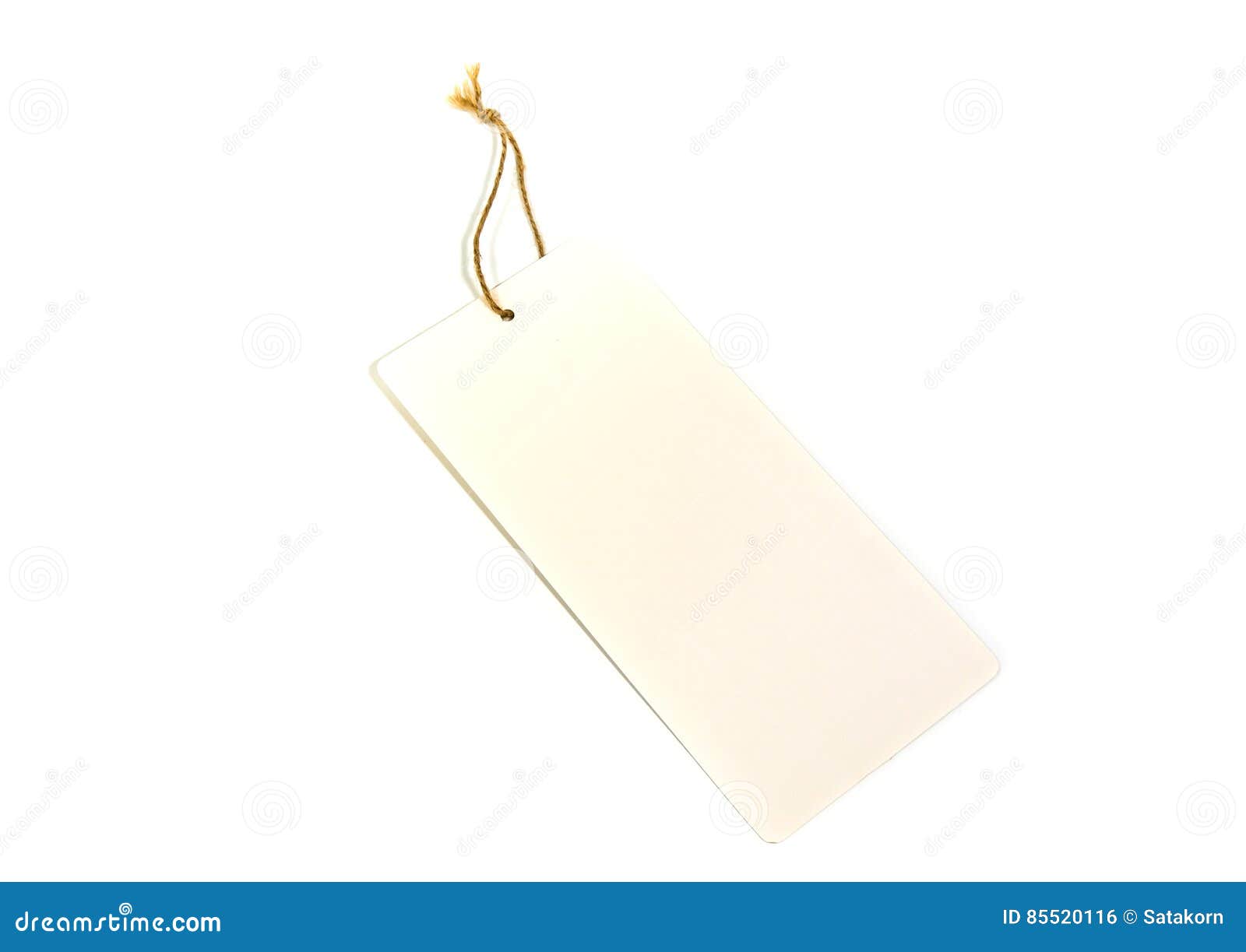 Blank white paper label stock photo. Image of shadow - 85520116