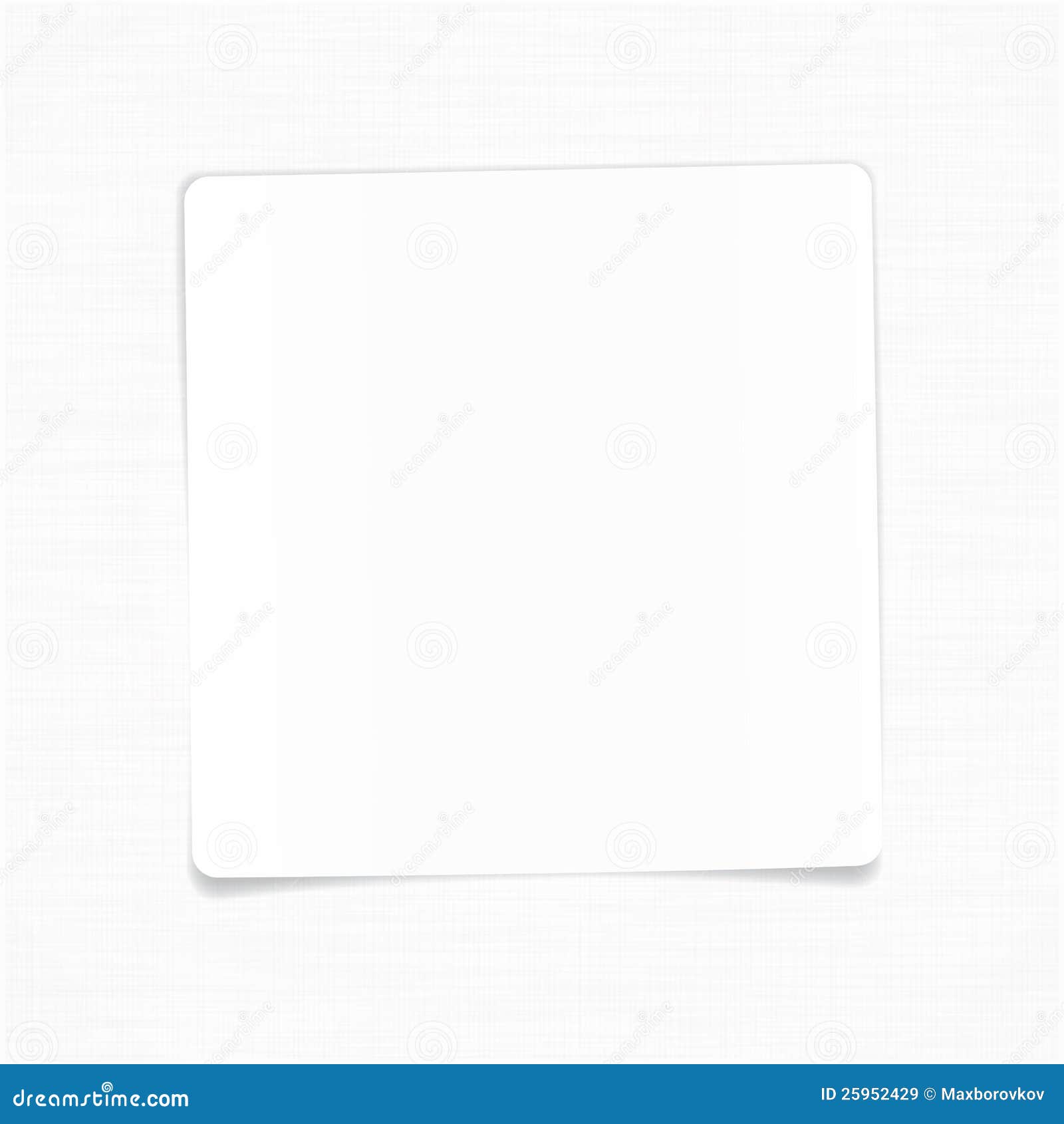 Blank white paper sheet. stock vector. Illustration of paper - 25952429