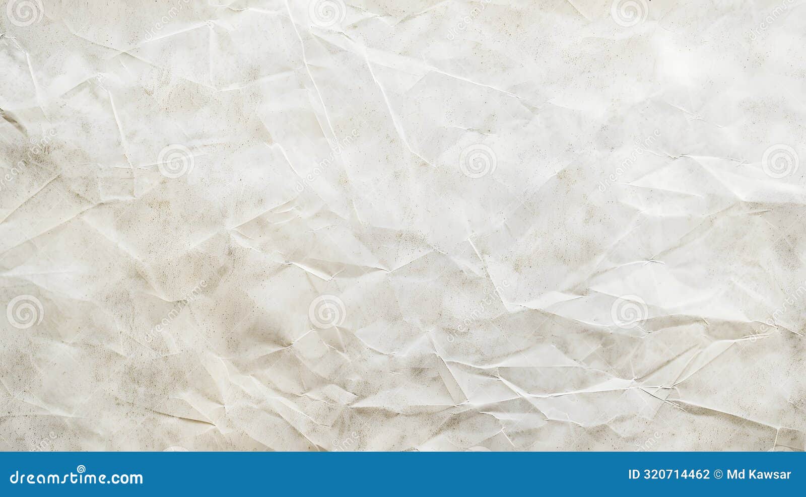 White Parchment Texture: Crumpled Paper Background Stock Illustration ...