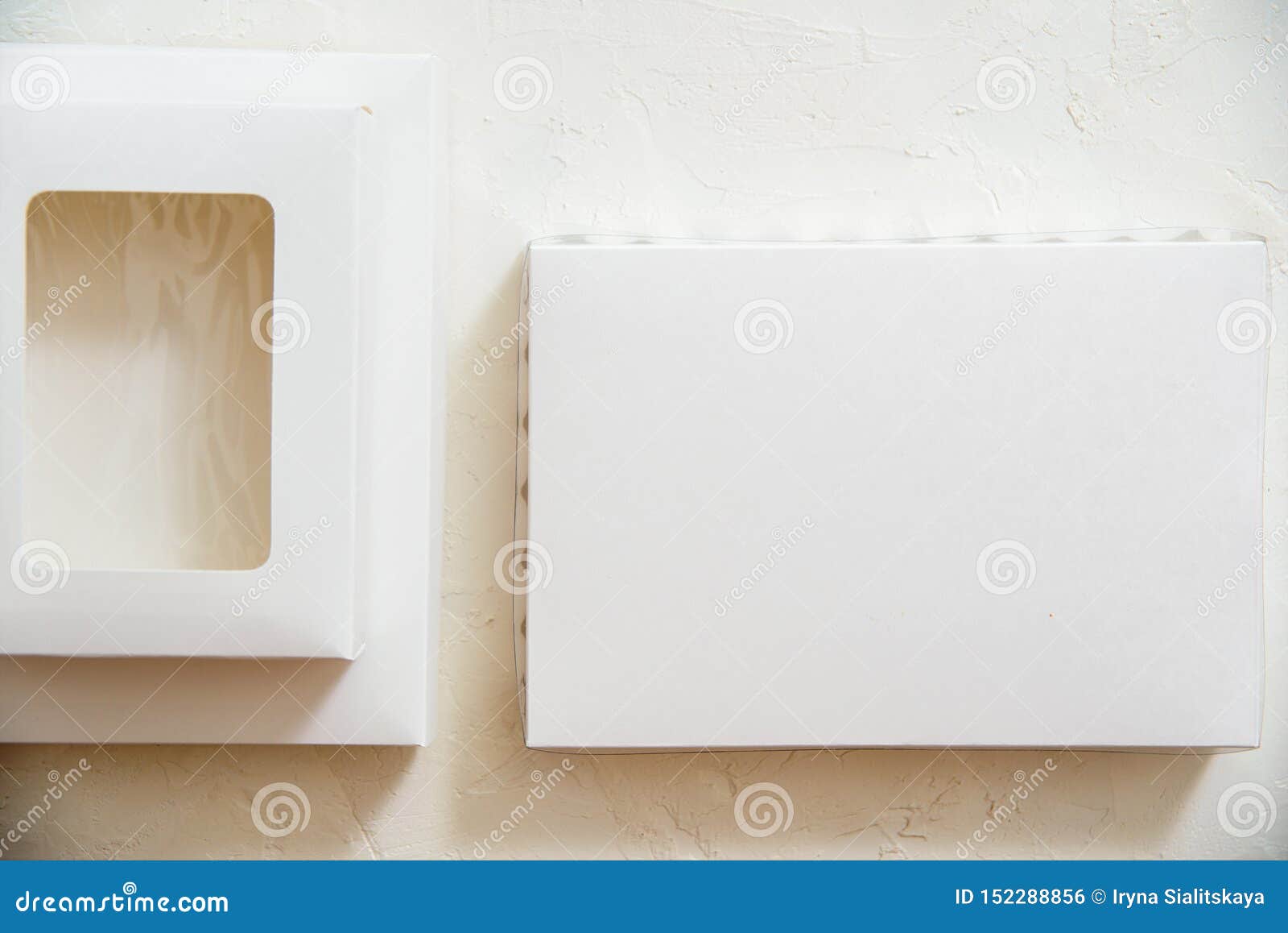 Blank White Product Package Box Mock-up. Container, Packaging Template ...